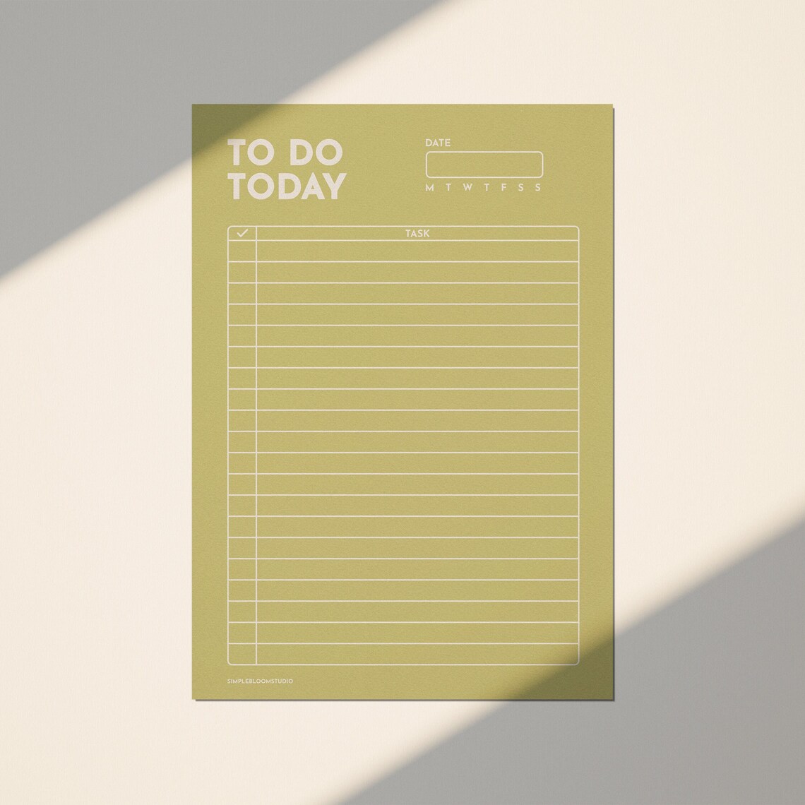 Daily to Do List Printable & Fillable, Daily to Do List Template, Task ...