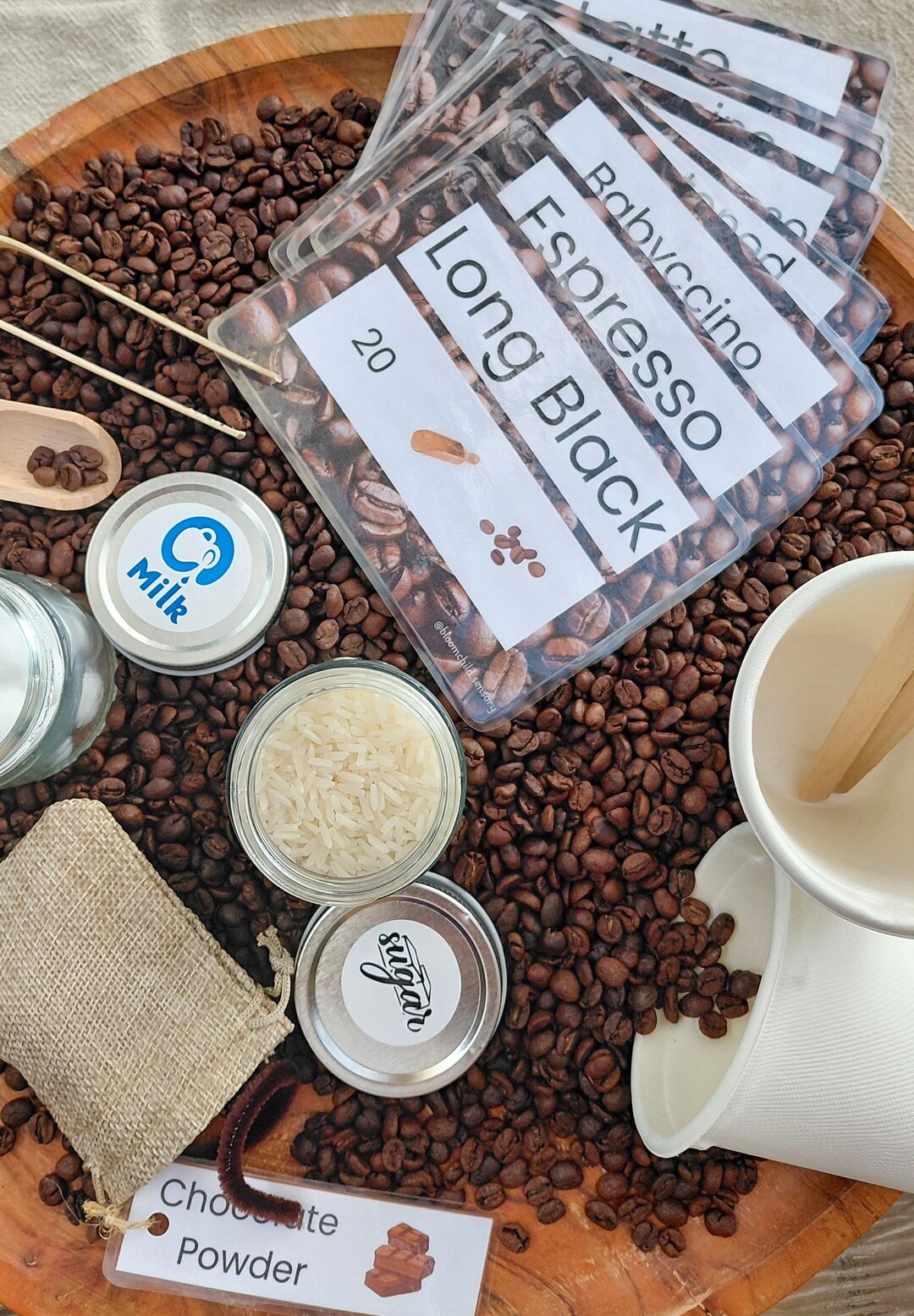 Coffee Shop Sensory Kit - Etsy