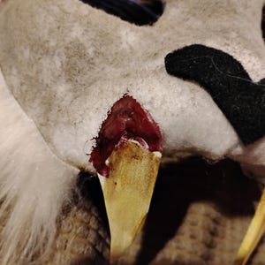 Smilodon/saber Toothed Tiger Therian Mask - Etsy