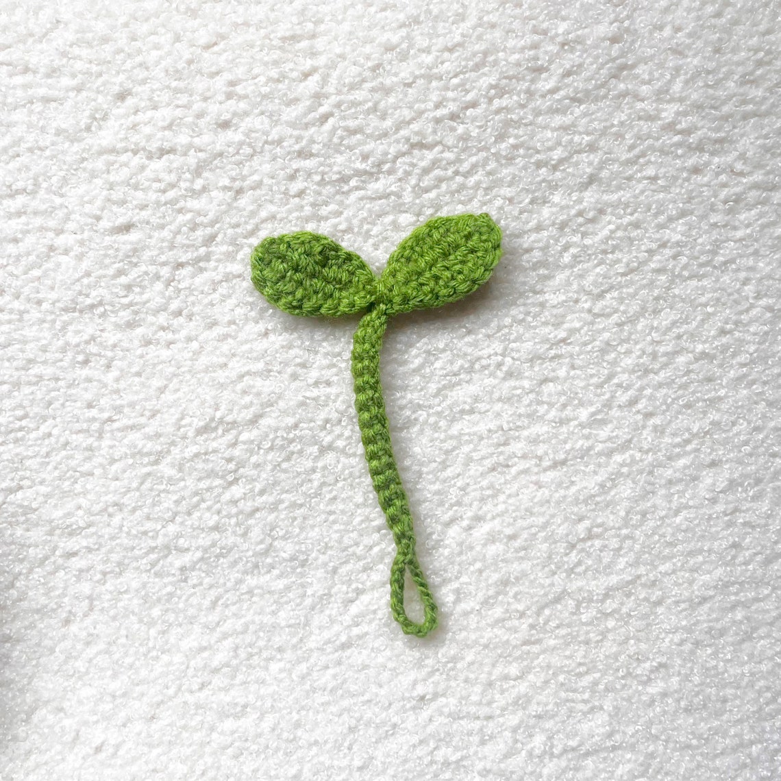 Handmade Crochet Sprout Headphone Accessory- Sprout Headphone Accessory ...