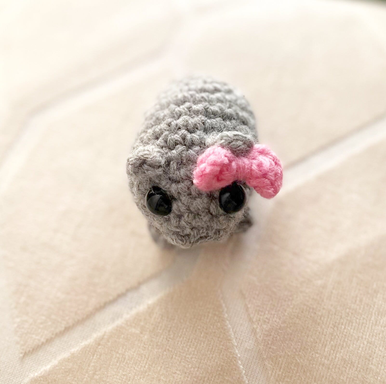 Crochet Mini Sad Coquette Hamster Meme - Tiktok Coquette Hamster ...