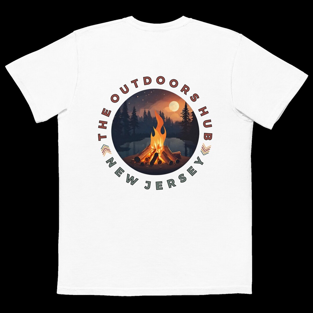 Pocket Campfire T-shirt, Nature-inspired Camping T-shirt, Adventure T ...