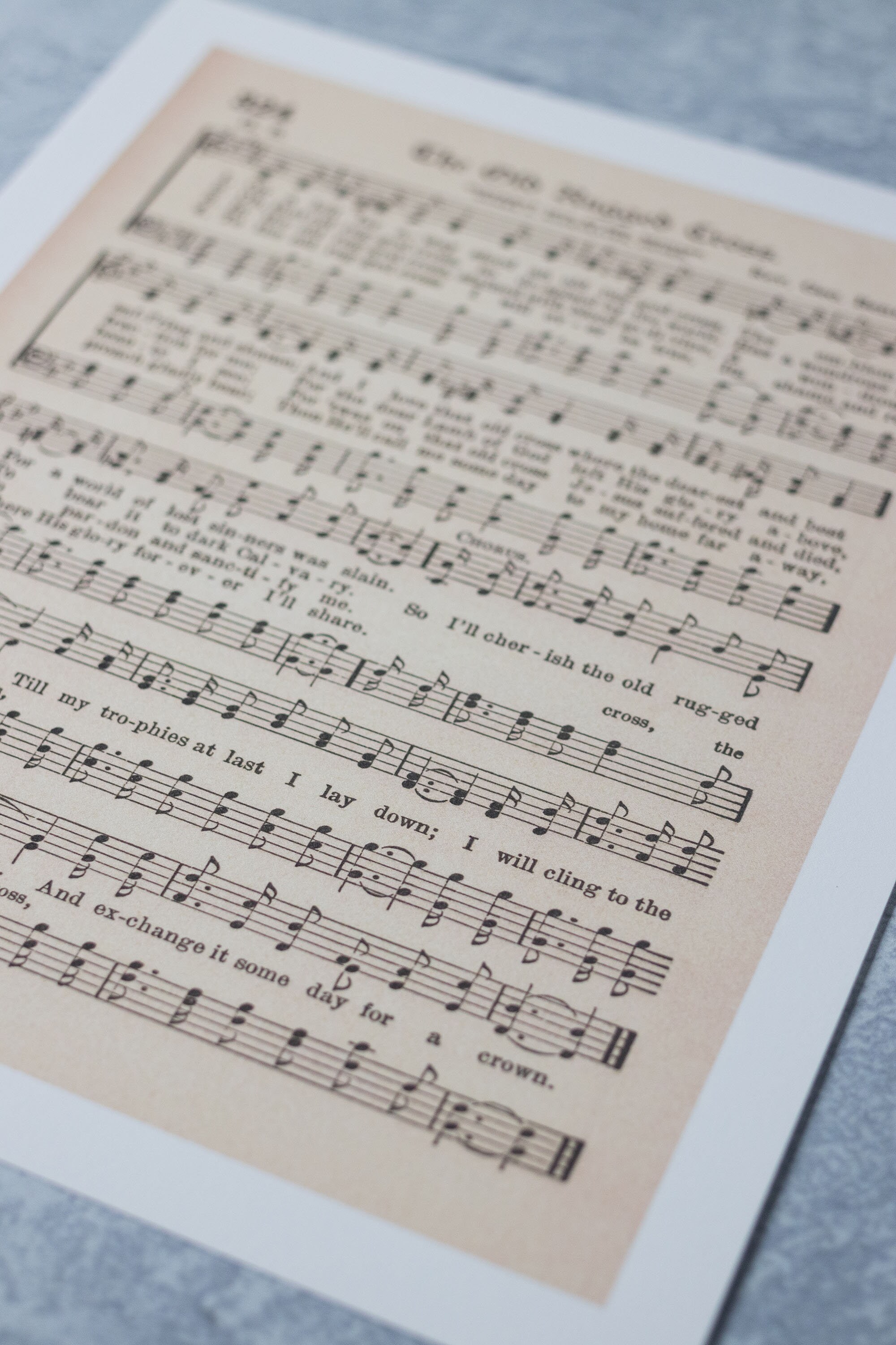 In the Garden 8x10 Sheet Music Print Hymn Wall Art Home Decor - Etsy