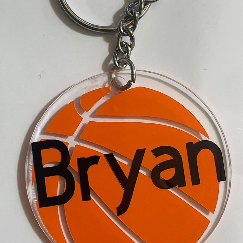 Basketball Keychain - Etsy