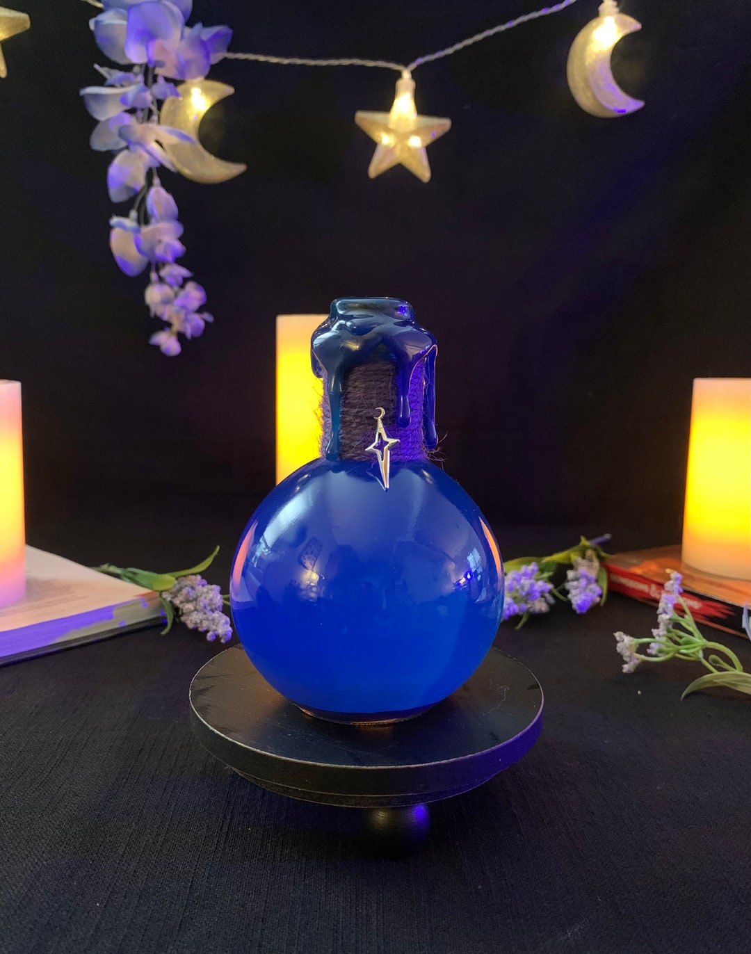 Blue Potion Bottle Fantasy Potion Bottle Color Changing Potion Fantasy ...