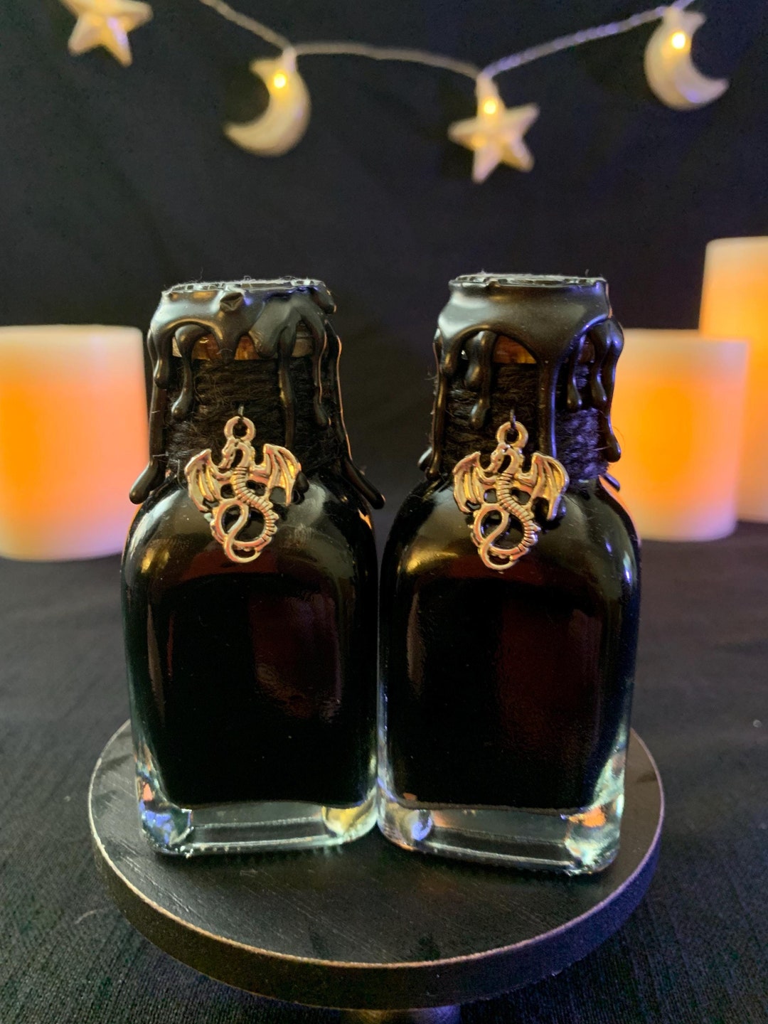 Black Dragon Potion Bottle | Dragon Potion | Fantasy Potion Bottle ...