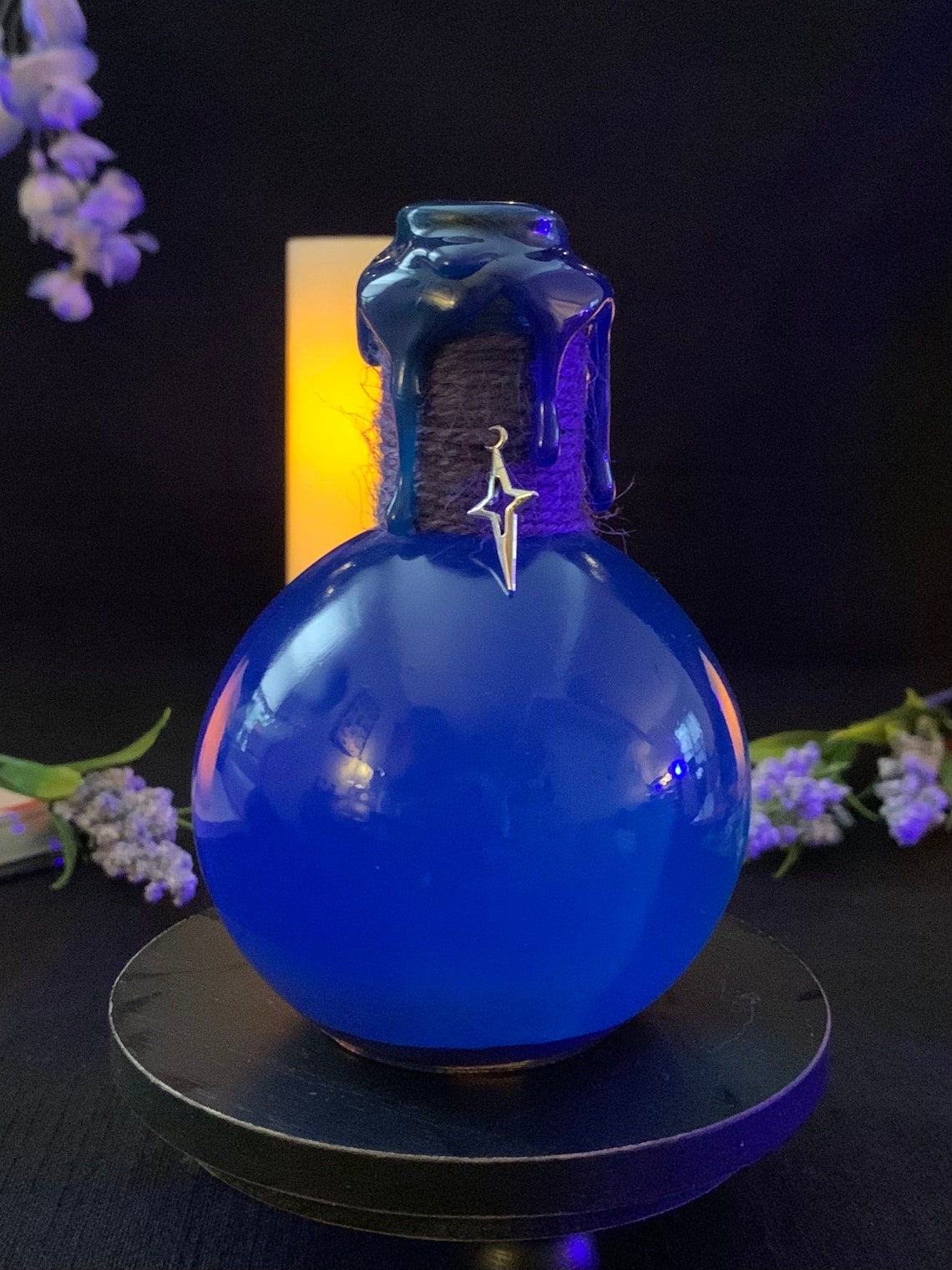 Blue Potion Bottle Fantasy Potion Bottle Color Changing Potion Fantasy ...