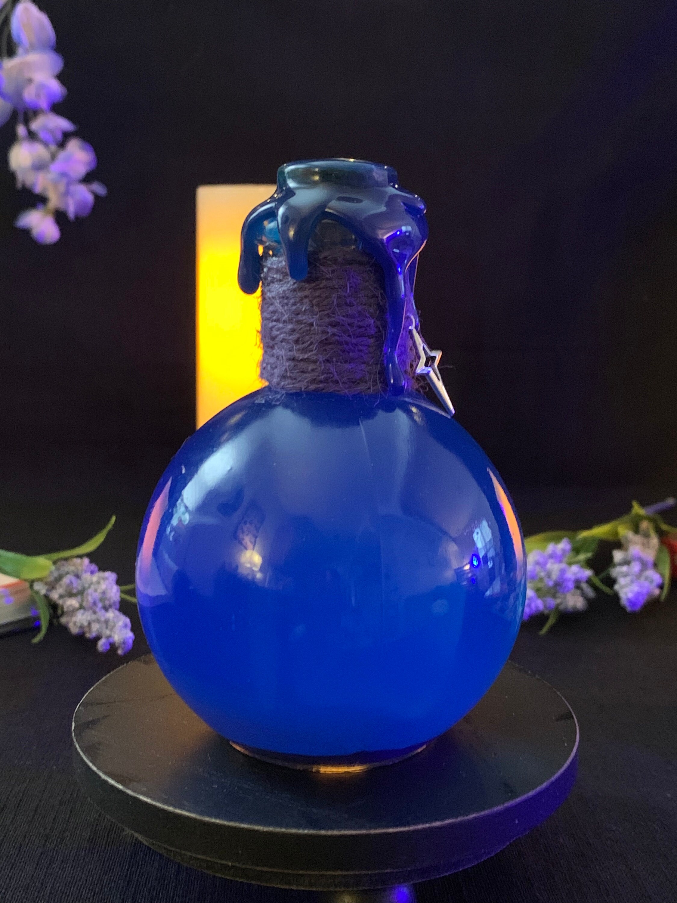 Blue Potion Bottle Fantasy Potion Bottle Color Changing Potion Fantasy ...