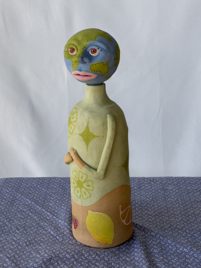 Ceramic Figurine Set - Etsy