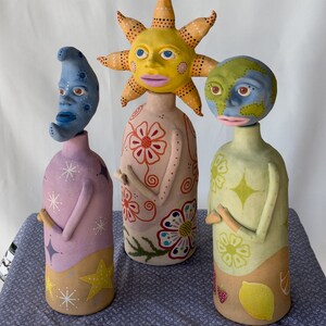 Ceramic Figurine Set - Etsy