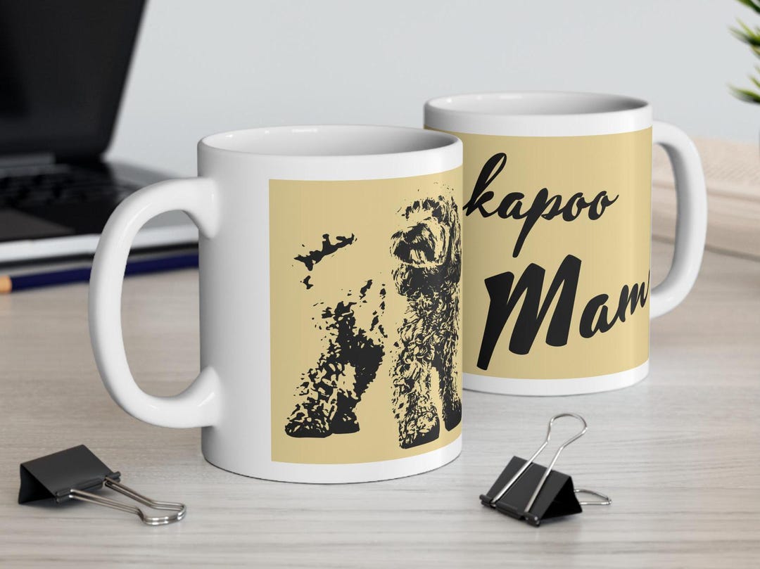 Cockapoo MAM Dog Design 11oz White Mug - Etsy
