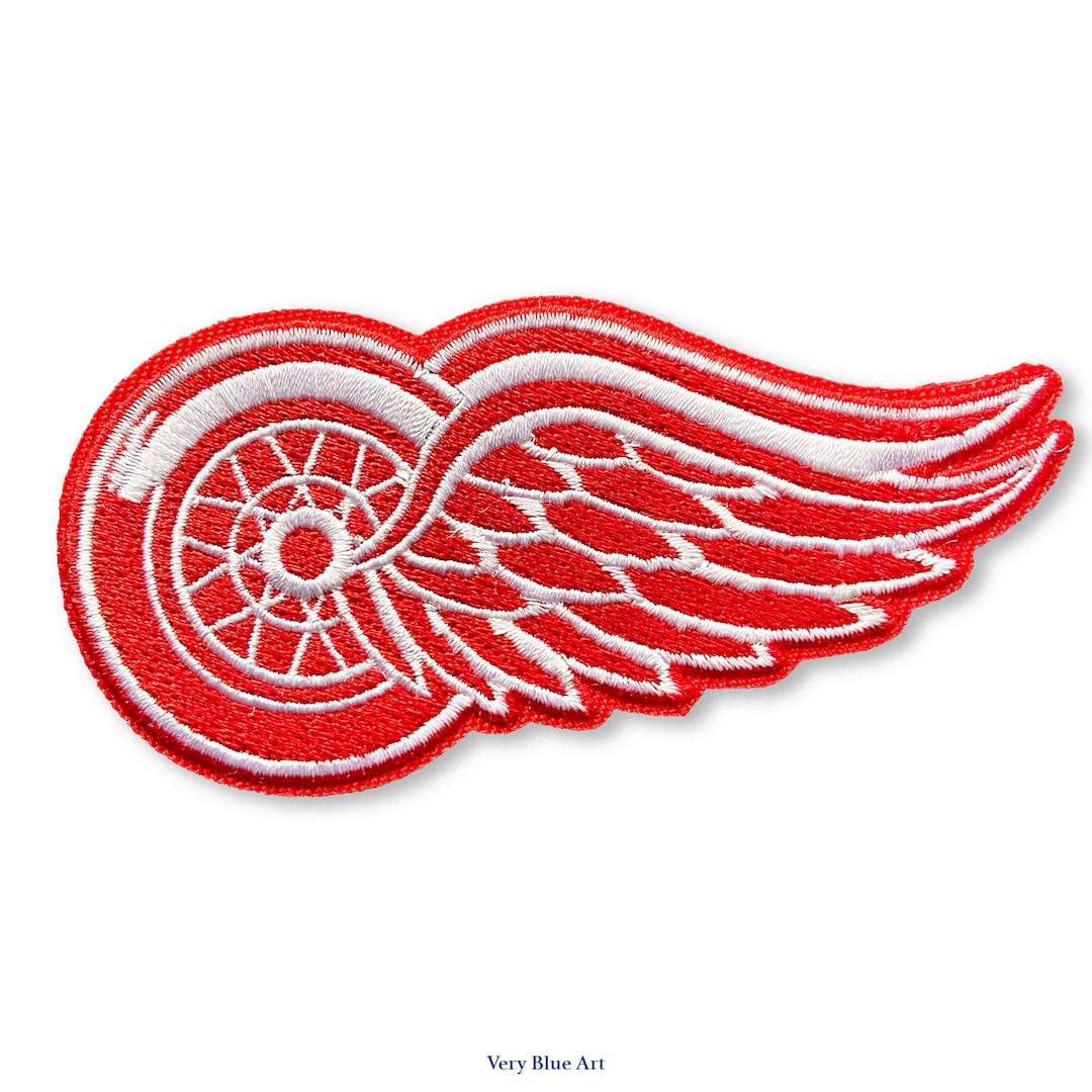 Detroit Red Wings Patch Hockey Sports Embroidered Iron on 4x2 - Etsy