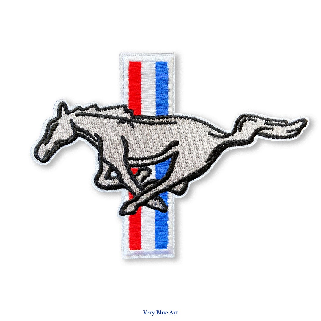 Mustang Patch Ford Mustang Car Patch Mustang Wild Horse Patch Sew or ...