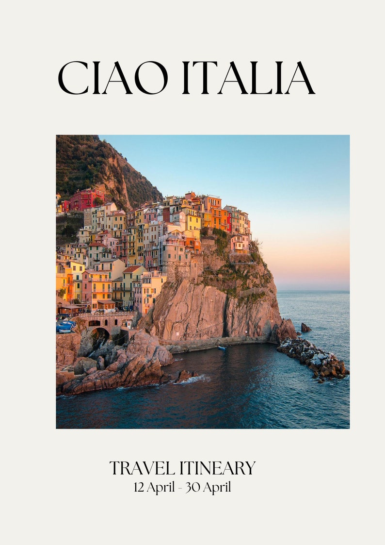 Digital Italy Travel Planner | Editable Planner | Customize in Canva ...