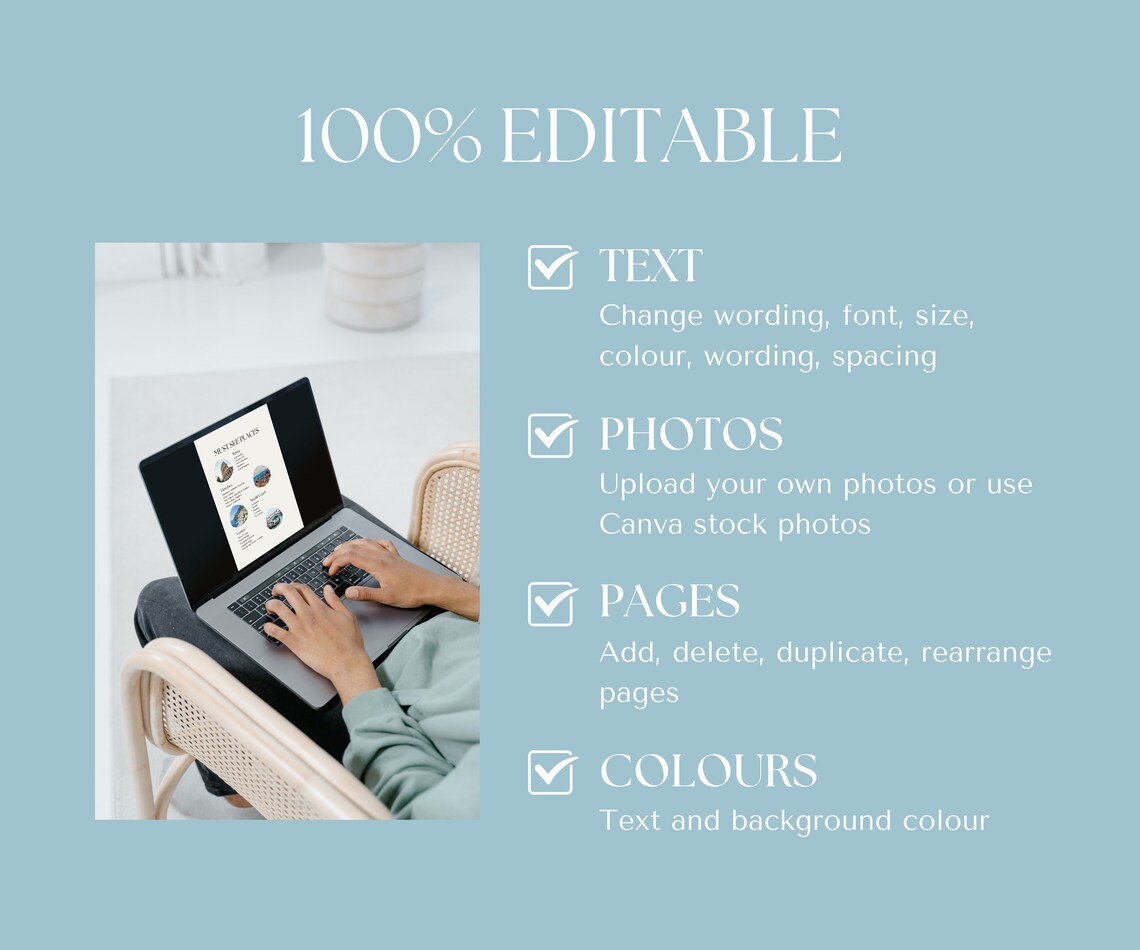 Digital Italy Travel Planner | Editable Planner | Customize in Canva ...