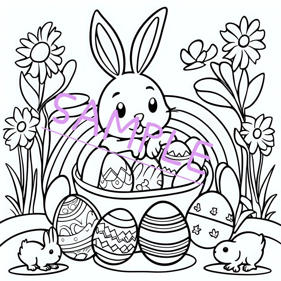 Easter Colouring Pictures for Kids 33 High Quality Colouring Images for ...