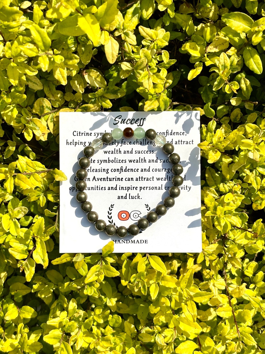 SUCCESS Bracelet, New Job, Career Support, Healing Crystals, Handmade ...
