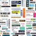 100 Real Magazine Words Cutouts | Printable Vision Board Words | Vision ...