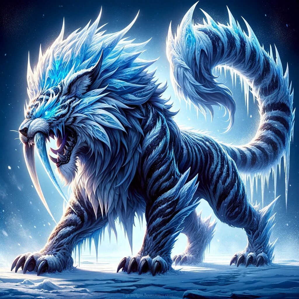 Frostfang, a Saber-tooth Tiger Freed From the Ice After Centuries ...
