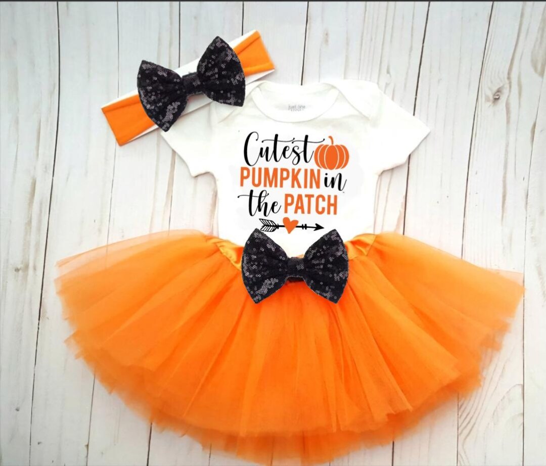 Baby Girl Pumpkin Patch Outfit