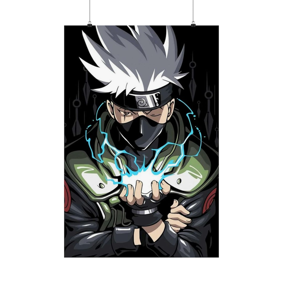 Kakashi Hatake naruto Shippuden Poster - Etsy