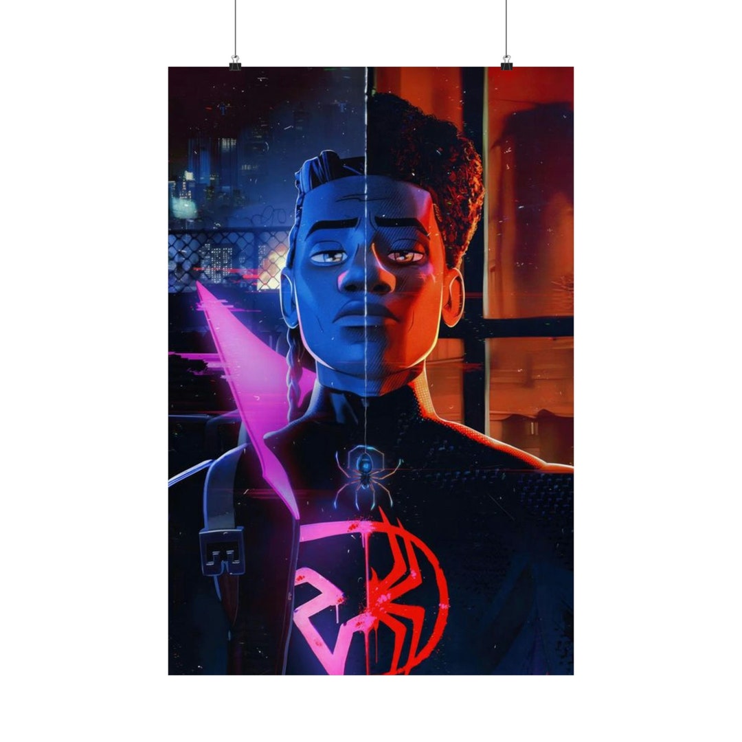 Miles Morales Spider Verse Poster - Etsy