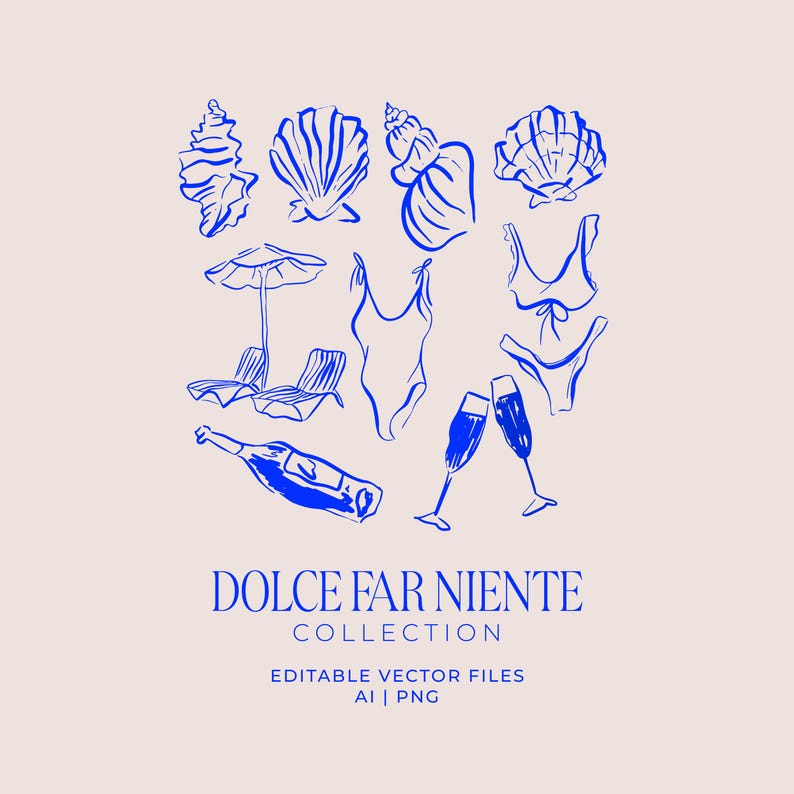 Dolce Far Niente Collection - Etsy