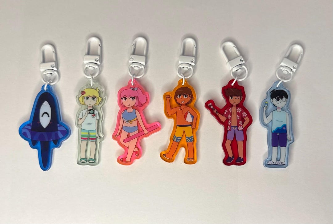 OMORI Beach Keychains - Etsy