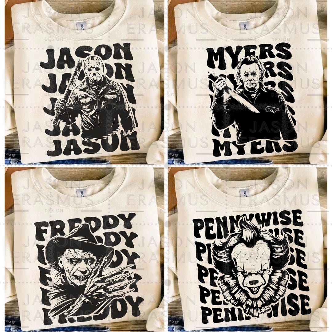 Horror SVG Bundle Halloween Horror SVG Horror Friends Svg Horror ...