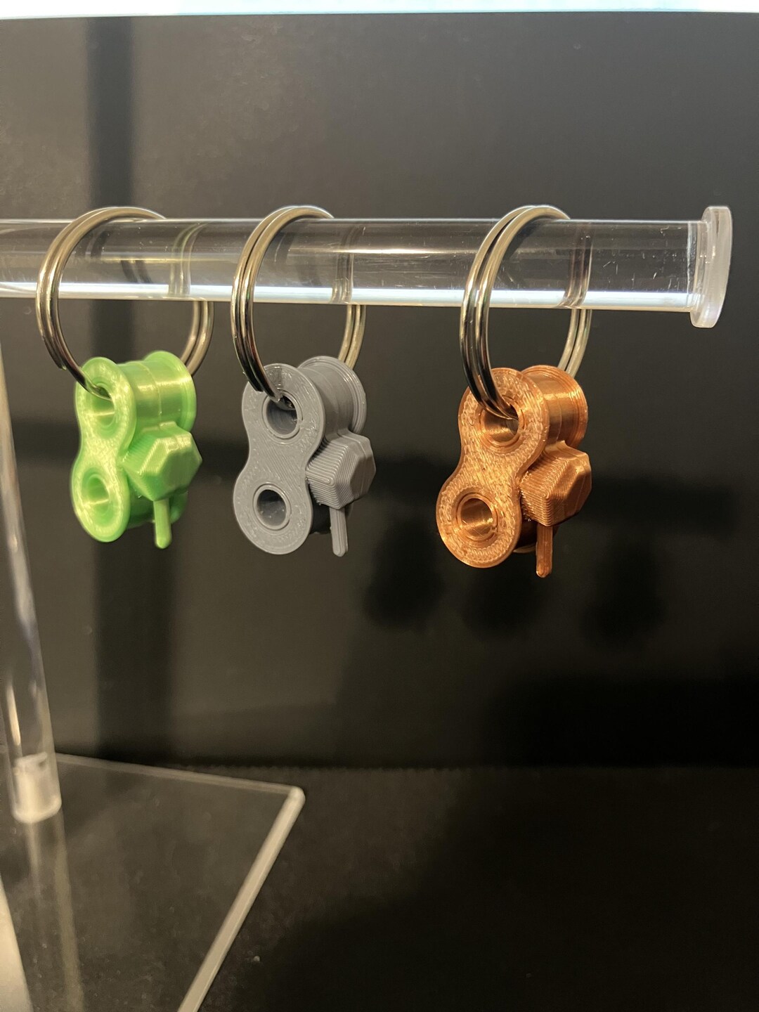 Three Pack of Mini 3d Printed Tank Key Chains - Etsy