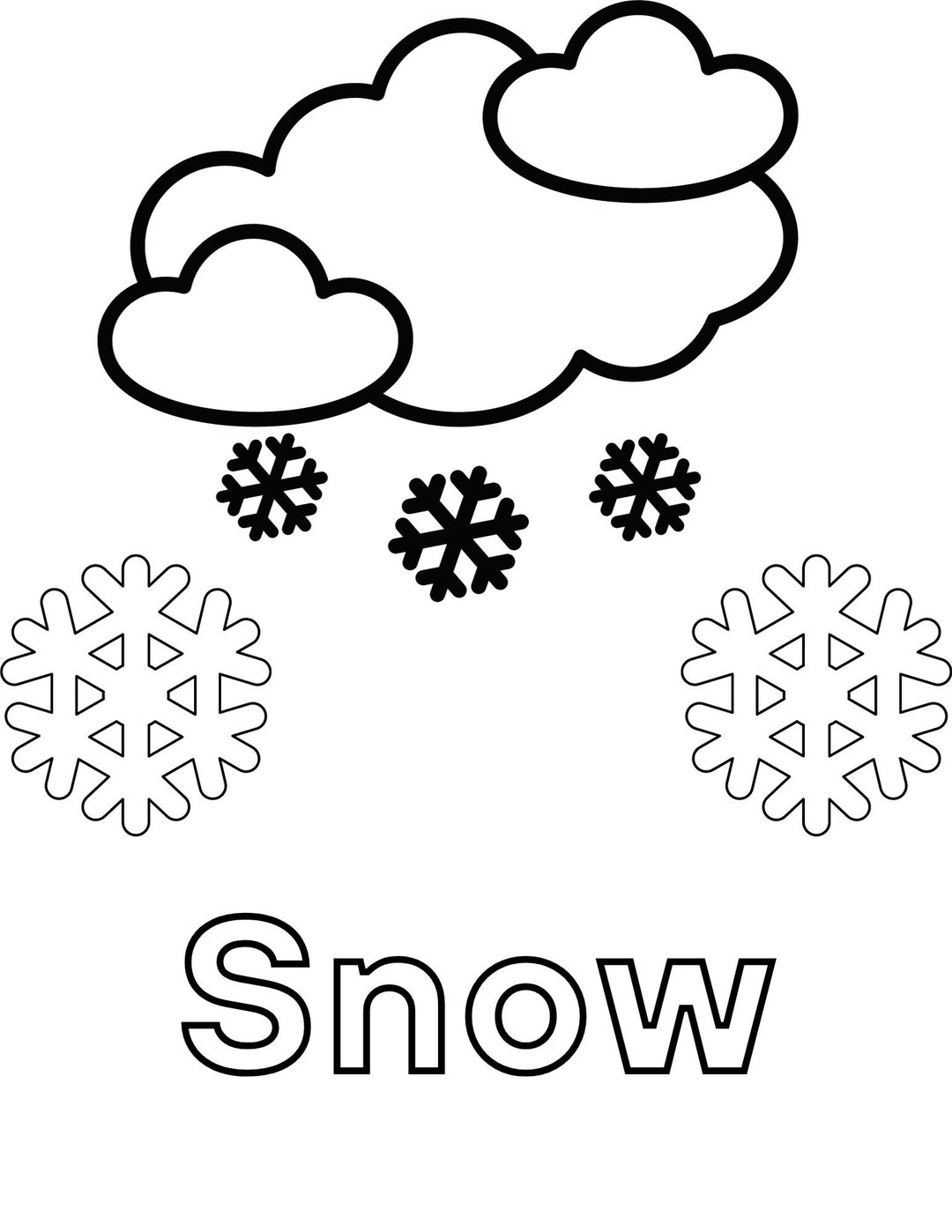 Weather Coloring Pages, Preschool Coloring Pages, Coloring Pages for ...
