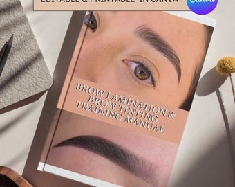 Eyebrow Lamination Training Manual, Tutorial, Brow Training Course ...