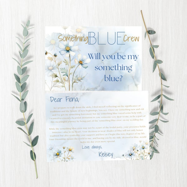 Something Blue Crew Proposal - Etsy