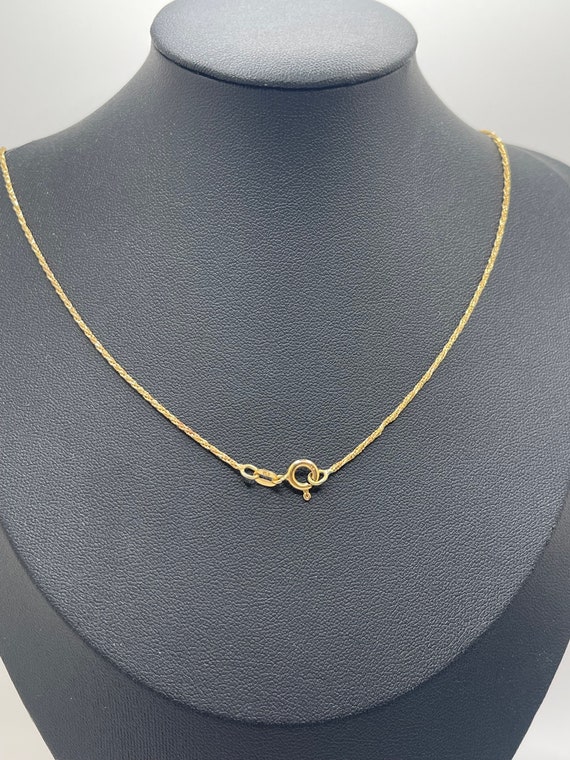 17” 14k SPARKLY Gold Chain 2.3g - Gem