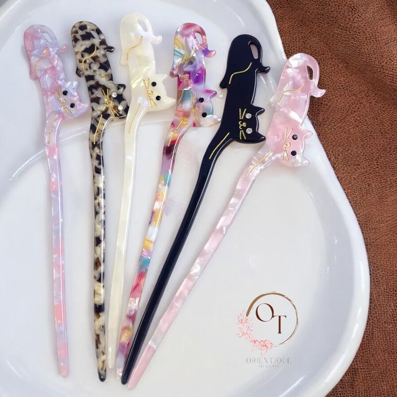 Cat Hair Pins - Etsy