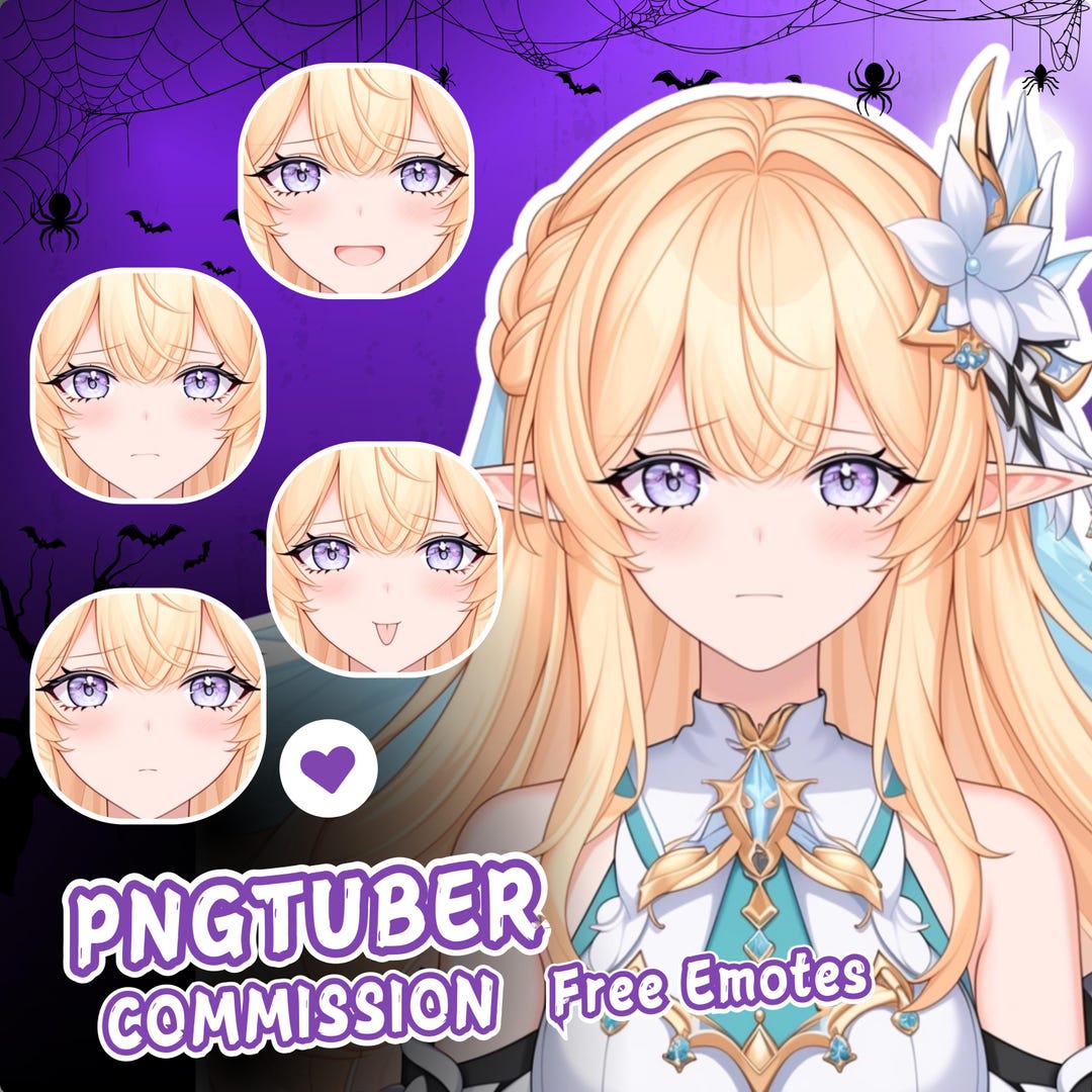 CUSTOM PNGTUBER Pngtuber Commission Pngtuber Avatar Png Tuber Anime ...