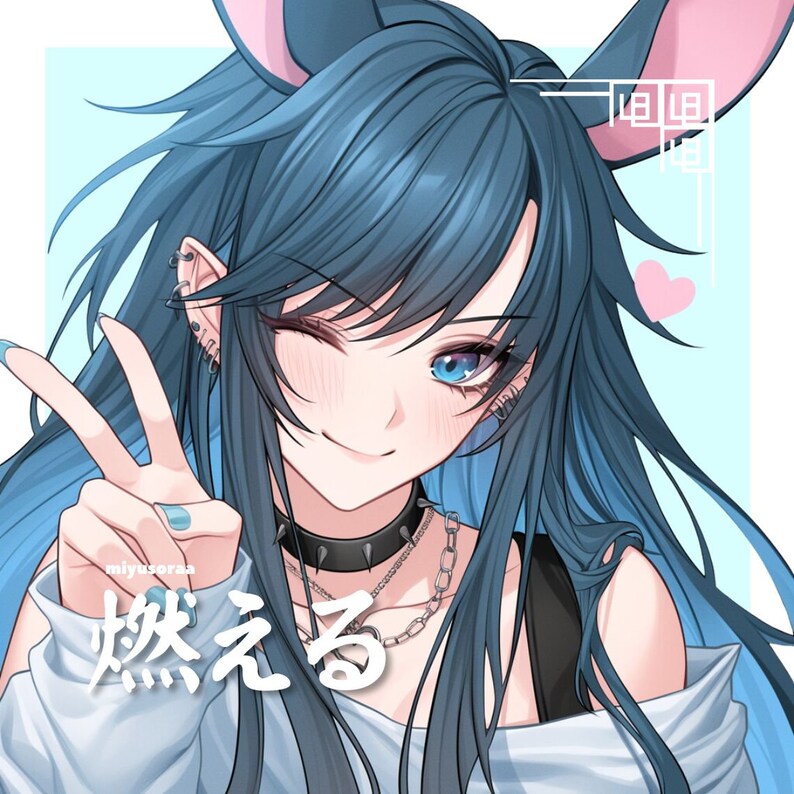 CUSTOM Anime PFP Anime Avatar PFP Art Twitch Profile Picture for ...