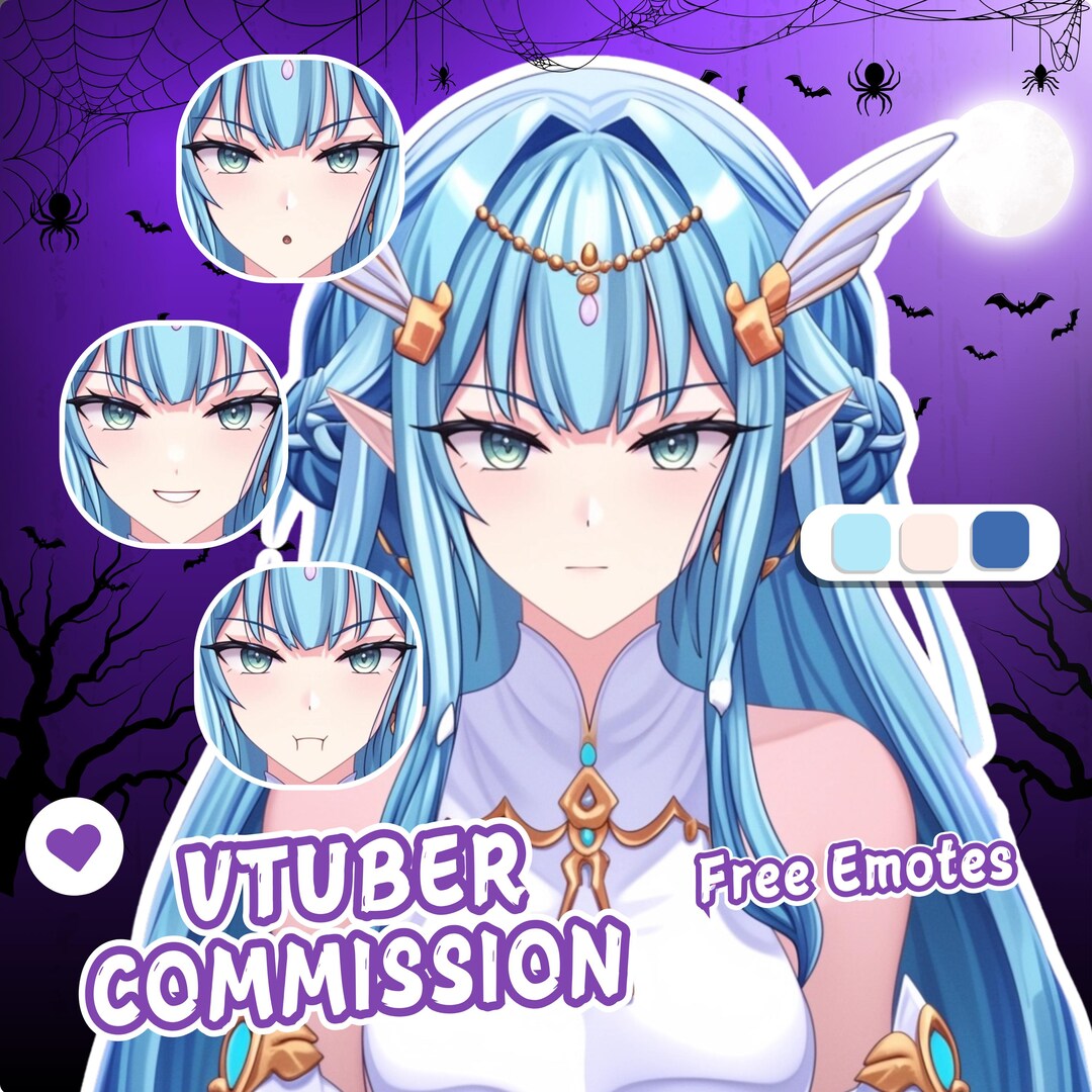 CUSTOM Live2d Vtuber Commission Live2d Model Commission, Pngtuber ...