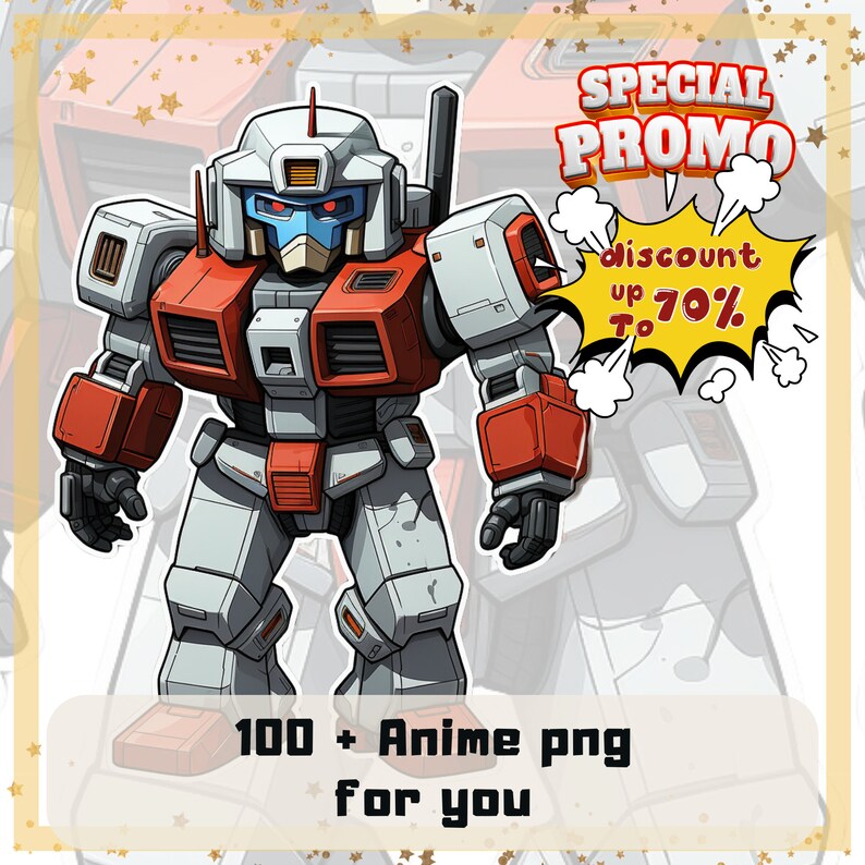 ANIME Stickers, Sticker PNG Packs, Manga Stickers, Digital Downloads ...