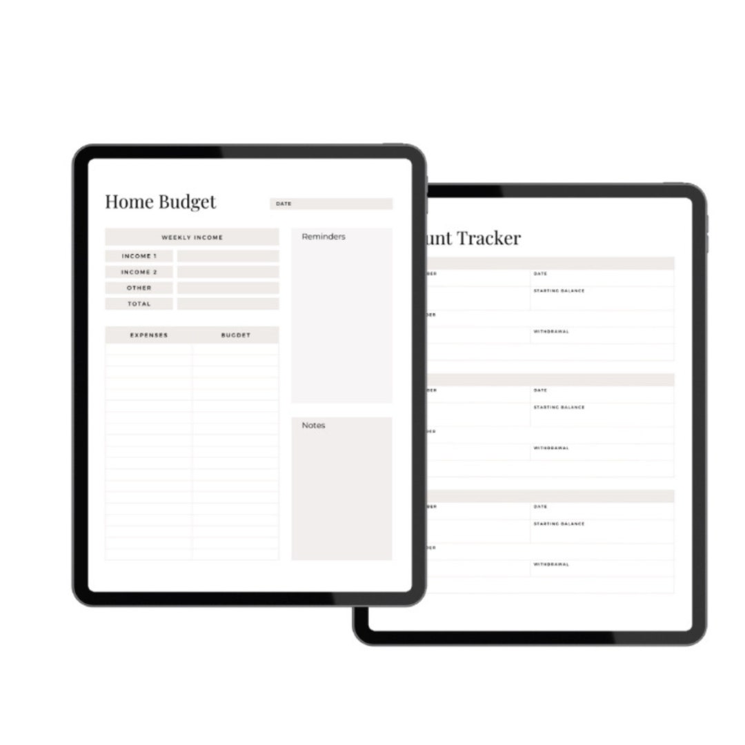 2024 Digital Aesthetic Finance Planner, Efficient Budgeting, Digital ...