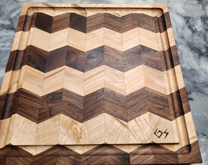 Chevron Cutting Board - Etsy