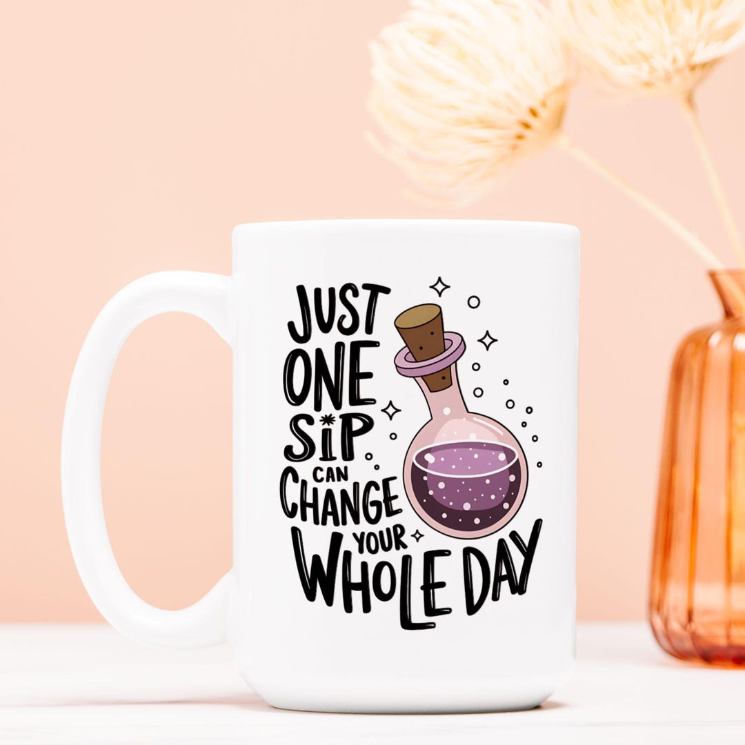 Potion Bottle Magic Drink Mug Cute Witchy Coffee Tea Lover Mystical ...