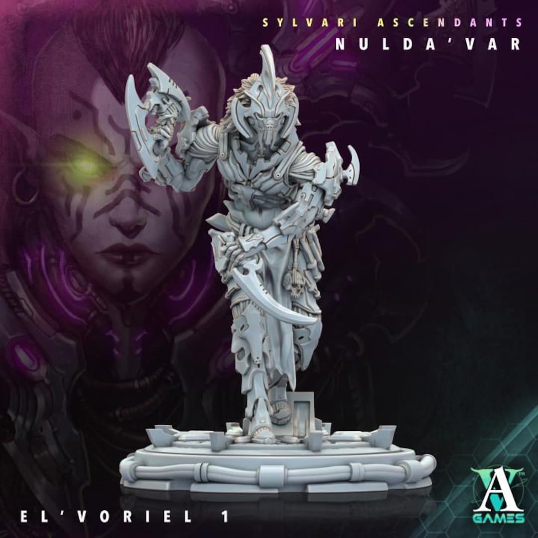 El'voriel - Eldar Drukhari Archon - 5 Poses - Archvillain Games ...