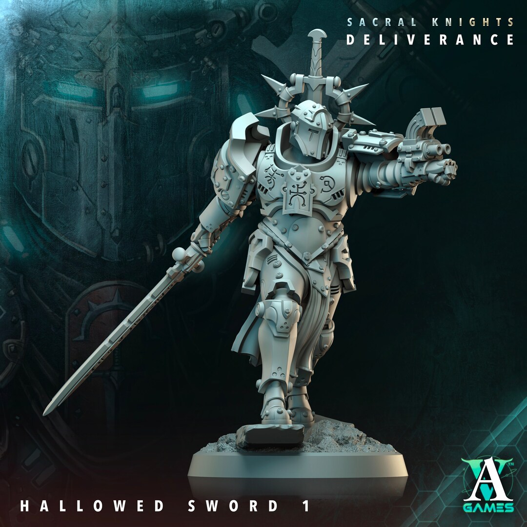 Hallowed Swords - 6 Poses - Modular - Grey Knights - Black Templars ...