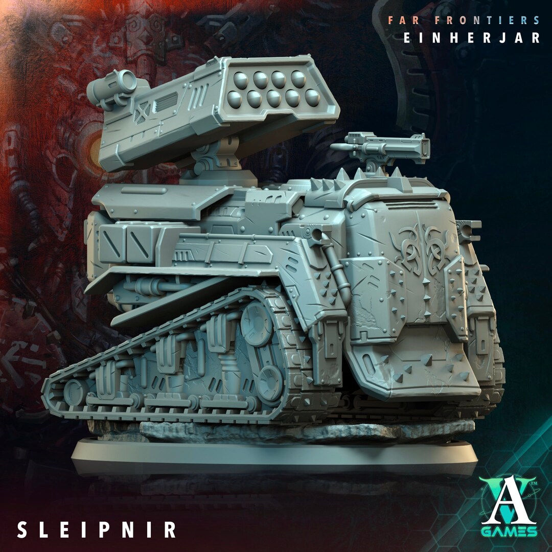 Repulsor Tank Space Wolves 2 Styles Archvillain Games Sci-fi Warhammer ...