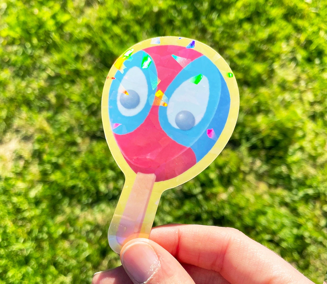 Ice Cream Popsicle Nostalgic Vinyl Holographic Rainbow Sticker - Etsy