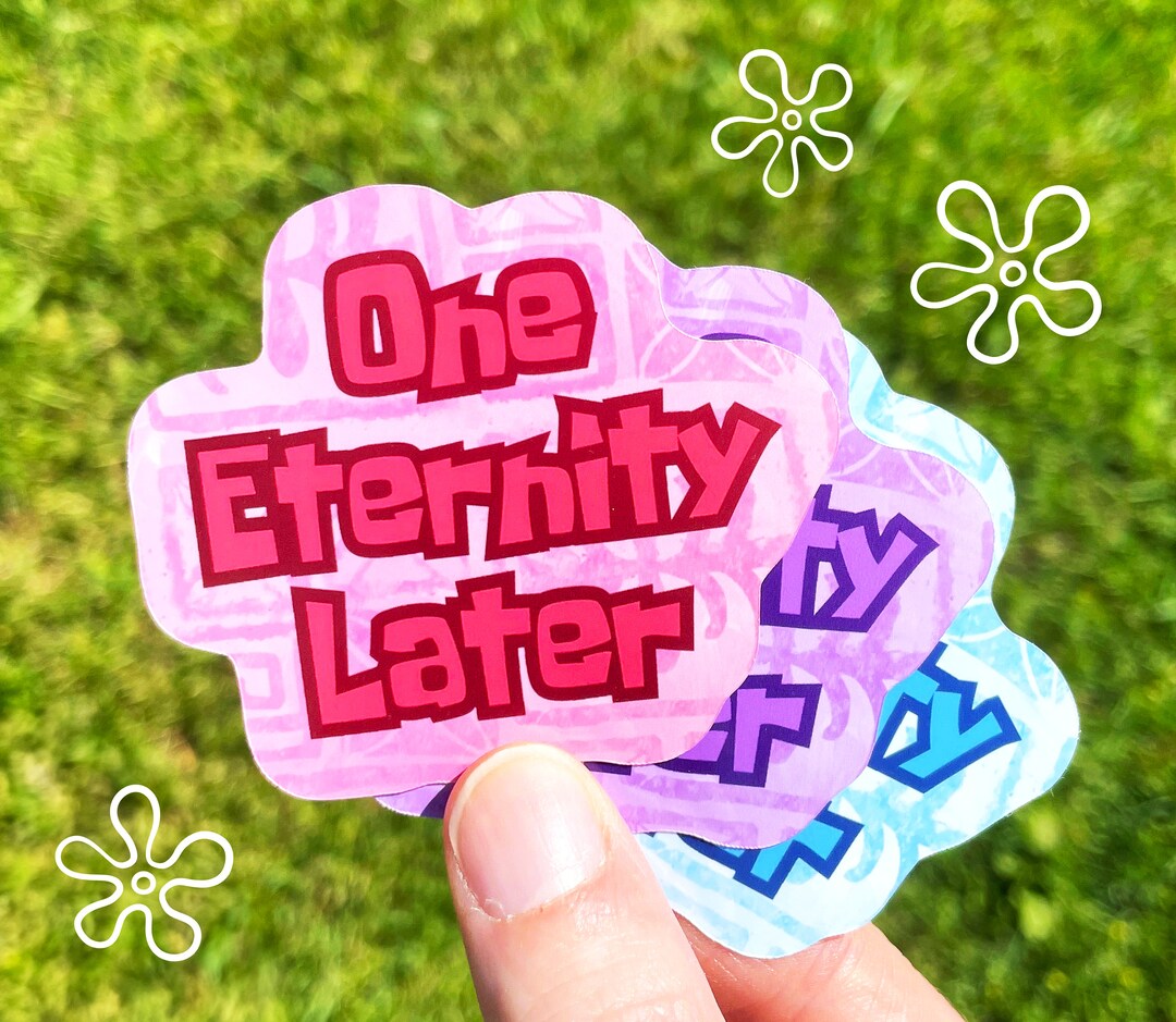One Eternity Later Time Card Stickers - Etsy