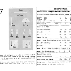 Vintage Baby Sewing Pattern PDF 1970s 70s • Flower Girl Ruffle Dress ...