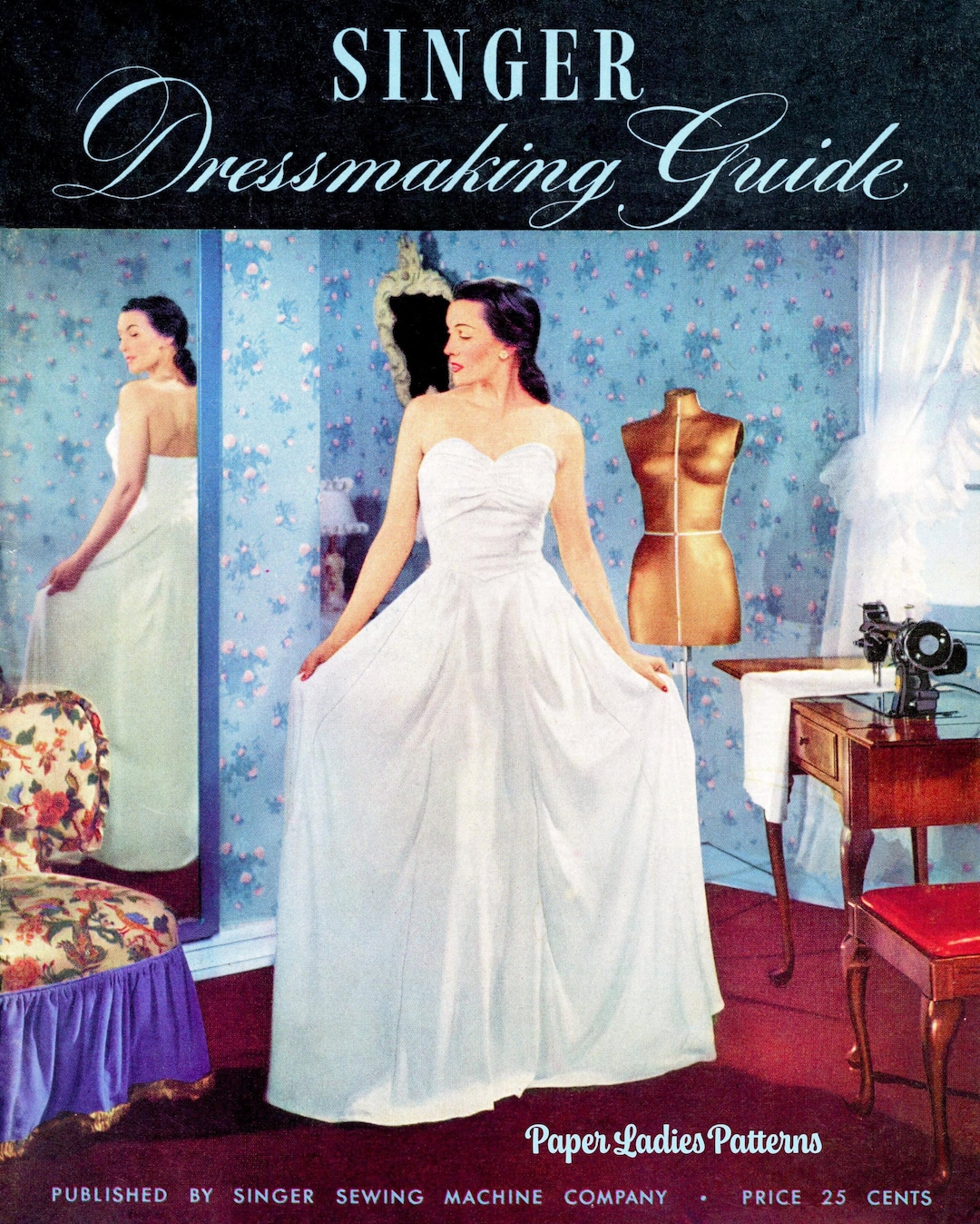 1940s Dressmaking Guide • Vintage Sewing Book PDF • Drafting Book ...