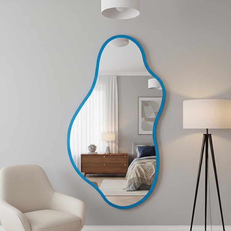 Small Blue Wall Mirrors - Etsy UK